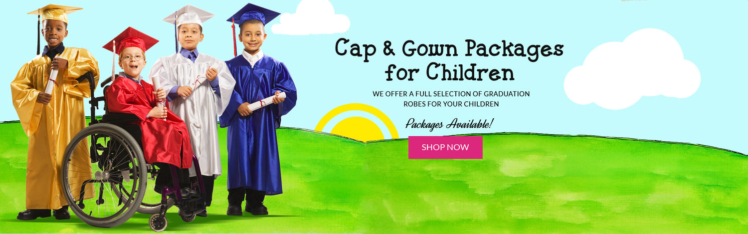 Kids Graduation Caps & Gowns for Preschool & Kindergarten – Grad Kids